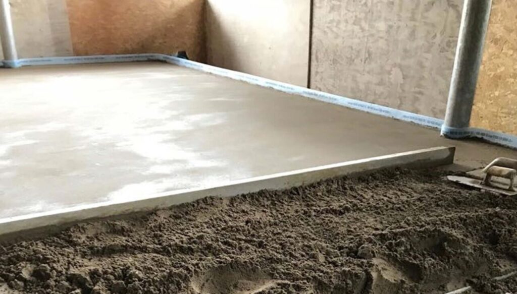 flooring screed and self-leveling works - Dymacut